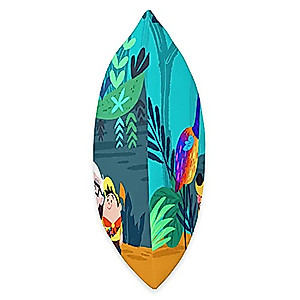 PIXAR Disney Carl Russell Dug Kevin Paradise Falls Throw Pillow, 18x18, Multicolor