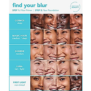 TULA Skin Care Face Filter Blurring and Moisturizing Primer | Smoothing Face Primer, Evens the Appearance of Skin Tone & Redness, Hydrates & Improves Makeup Wear | Original/Sunrise 1 fl. oz.