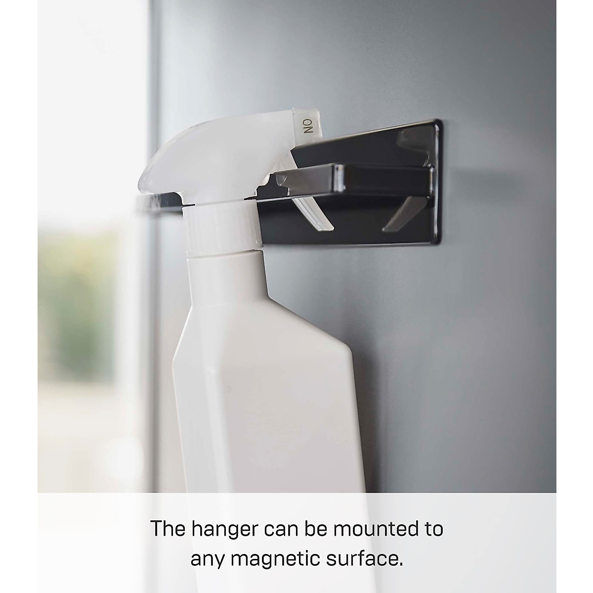 Yamazaki Home Magnetic Kitchen Hanger Steel | Towel Holder, One Size, Black