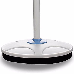 Cowin Solar Fan System - Solar Energy Fan (16’’ Blade), LED Light, 15W Solar Panel, USB Port, Comes with Outlet Converter