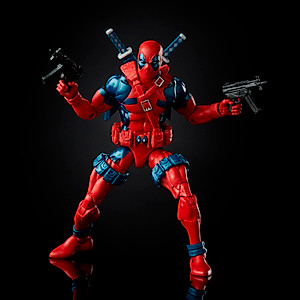Marvel Legends Series Deadpool, Marvel Comics Uncanny X-Men X-Force Retro Collectible 6 Inch Action Figure for Adults Ages 14 and Up