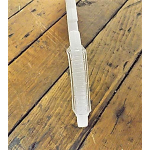 NAHANCO NS2 Rubber Non-Slip Grip Strip for Hangers, Removable, 4", Clear (Pack of 200)