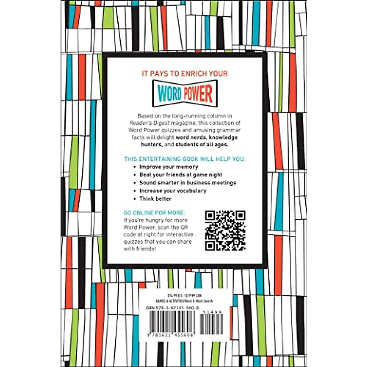 Reader's Digest Word Power Is Brain Power: More Than 100 Quick Quizzes and Fun Facts (Readers Digest Magazine)