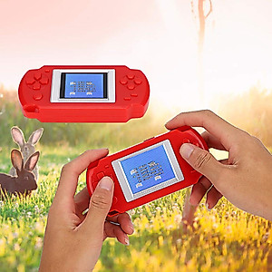 Handheld Game for Kids, Children Game Console,2.0-inch Handheld Game Console Color Screen Ideal Children 268 in 1(red)