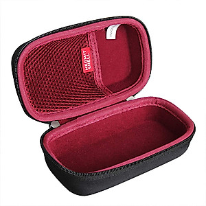 Hermitshell Hard Travel Case for Andis 17150 Pro Foil Lithium Titanium Foil Shaver (Outer Black and Inner Red)