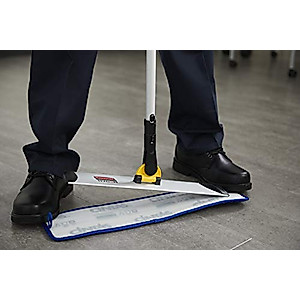 Rubbermaid Commercial Products, Lightweight HYGEN Quick-Connect Mop Frame for Wet or Dry/Dust Pads, 17 Inch, FGQ56000YL00