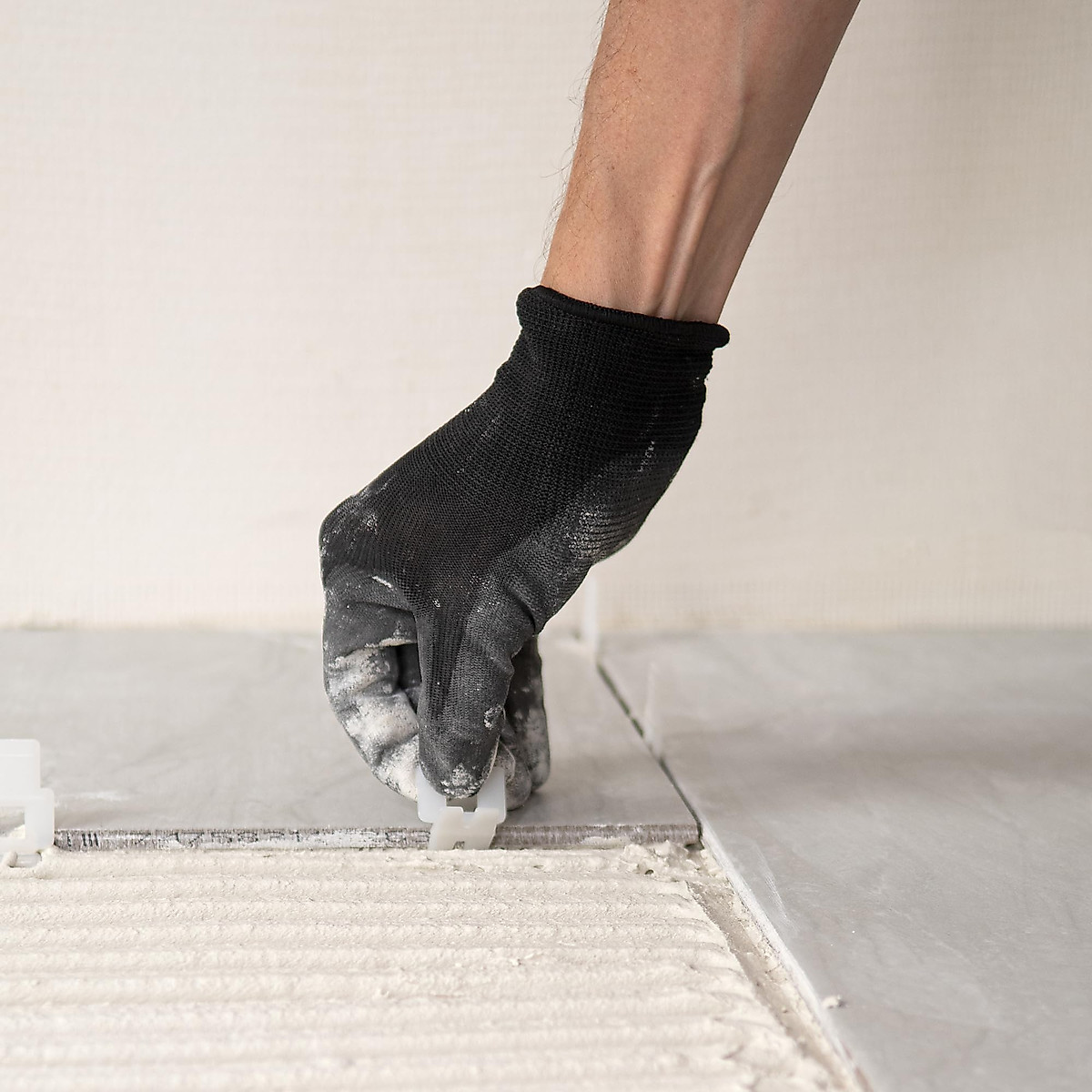 QEP LASH Tile Leveling System, Part A, Clips for 1/16" Grout (300 Pack), White