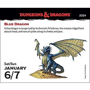 Dungeons & Dragons 2024 Day-to-Day Calendar: Creatures, Beasts, and Monsters