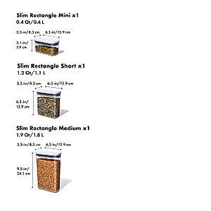 OXO Good Grips 3-Piece POP Container Variety Set