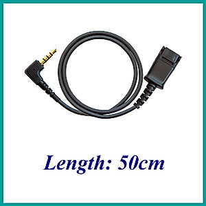 Avaya Headset HD Voice with HIS Adapter Compatible with Avaya 1600, 9600, J100 Series IP Phones Model, Plus 3.5mm Adapter for Smartphone