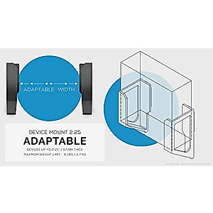 Screwless 2.25" Wide Cable Box Mount, Modem, Router, Mesh, Streaming Media Devices & More Wall Mount | Wall Mount Any Device Upto 2.25" Wide & 6lb in Weight, VHB Adhesive, No Tools by Brainwavz