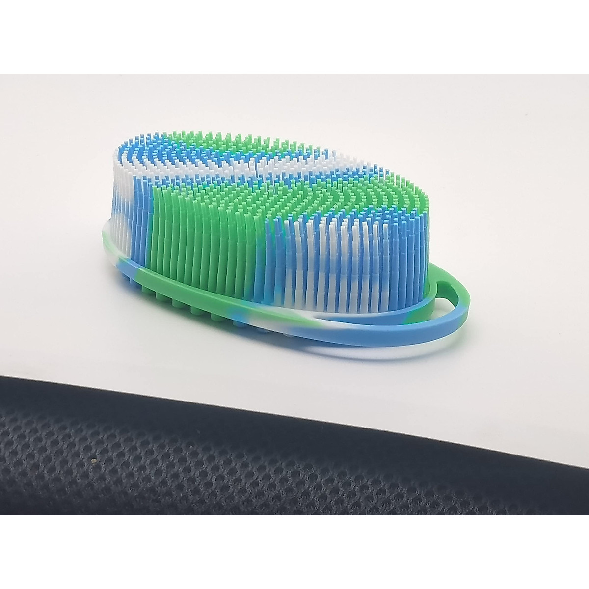 Silicone Body Brush, Exfoliating Body Scrubber, Silicone Body Scrubber Loofah, Silicone Bath Brush, Soft Exfoliating Body Bath Shower Scrubber Brush for Kids and Adults All Kinds of Skin 3 Pack