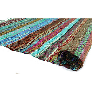 Handmade Braided Chindi Rug, Rag Rug, Area Rug, Carpet Rug, Runner Rug 3x5 Foot, 4x6 Foot, 5x7 Foot (4x6 Foot)