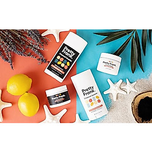 Pretty Frank Natural Aluminum-Free Deodorant Stick with Charcoal, Baking Soda-Free, Charcoal Seaside (1-Pack) | Sensitive Skin Friendly, Effective Odor Control for Women & Men, Organic Ingredients