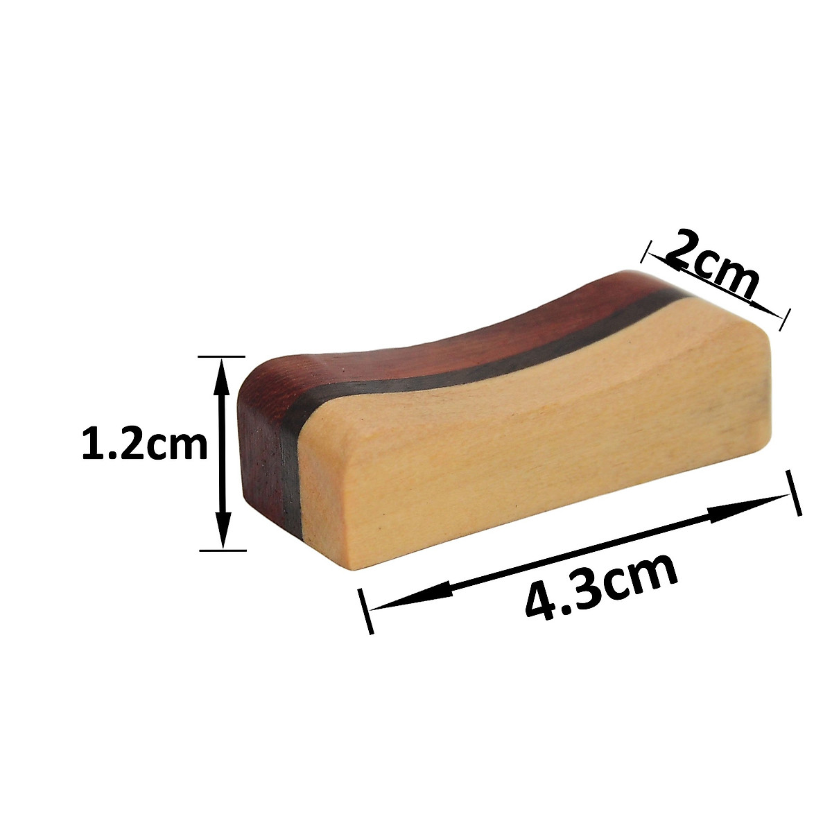 4 Pieces Wooden Chopsticks Rest Spoon Fork Knife Holders HA813 (2)