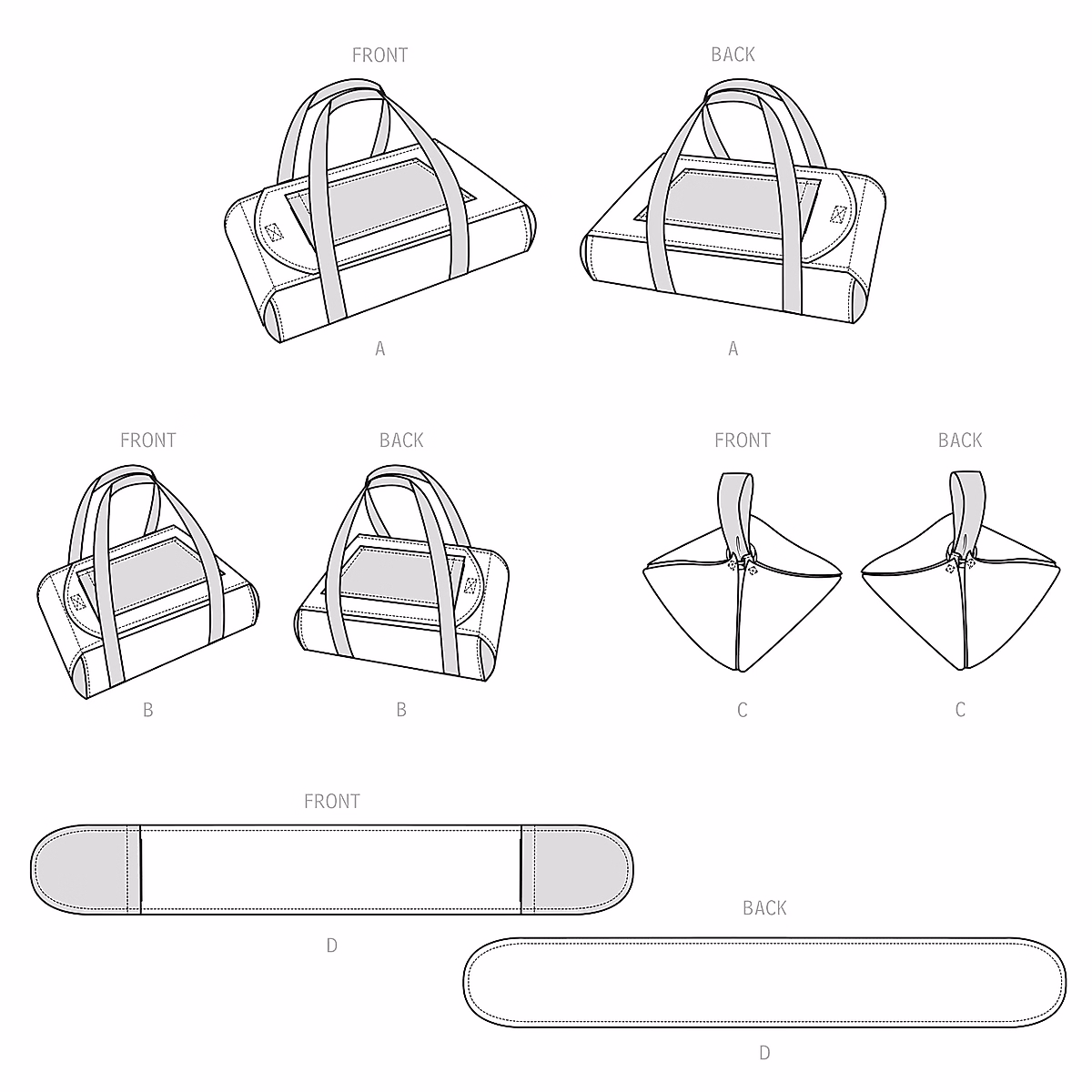 Simplicity Casserole Carriers, Pie Holder, and Oven Mitt Sewing Pattern Kit, Code S9522, One Size, Multicolor