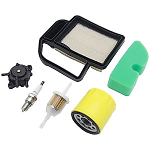 20 083 02-S, 20 083 06-S Air Filter, and Pre Filter 20 083 03, 20 083 03-S and 20 083 04-S - Includes 12 050 08-S Oil Filter - Fuel pump 24 393 04-S, Compatible with Kohler SV Series SV470 SV480...