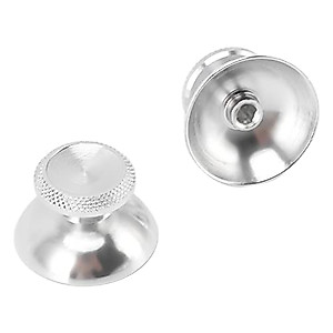 Game Controller Buttons Replacement Kit, Practical Concave and Convex Design D Pad Replacements Kits Comfortable Reduce Thumb Fatigue for Game Controller (Silver)