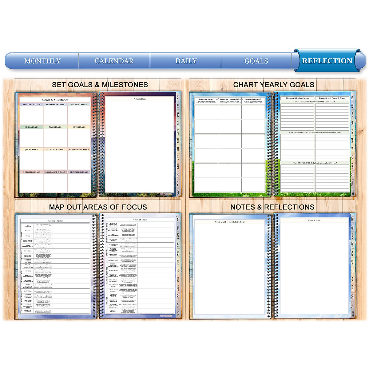 Tools4Wisdom Planner 2023-2024 - October 2023 thru Dec 2024 Planner - 15 Month - Hardcover