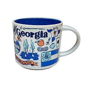 Starbucks Ceramic Georgia Mug Been There Series Across the Globe Collection,14 fluid ounce