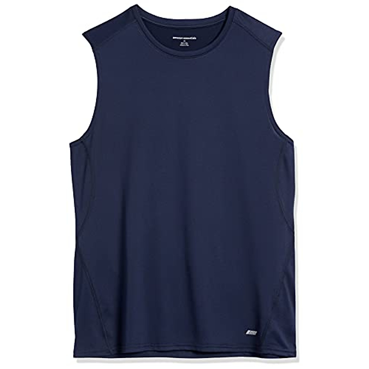 Amazon Essentials Men's Tech Stretch Muscle Shirt, Navy, Large