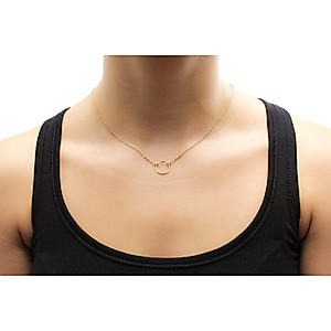 Dogeared Karma Necklace, Gold Dipped - 16 Inches