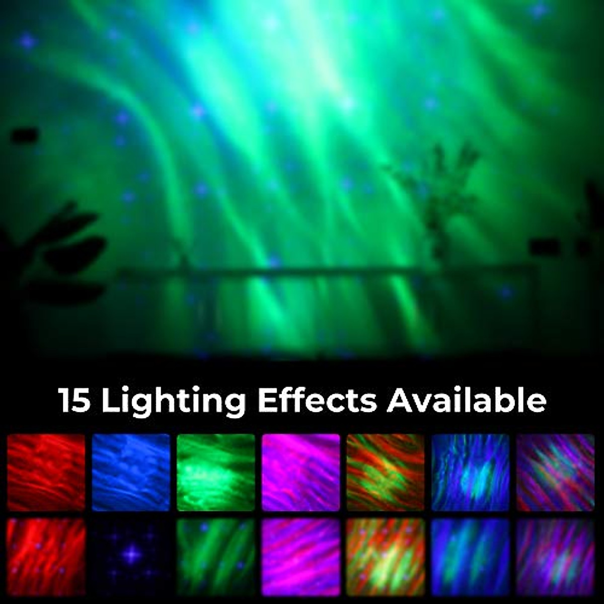 Star Projector for Indoor, Aurora Sky Projector for Bedroom, Dicsco Lamp for Party, Bar, Birthday Party