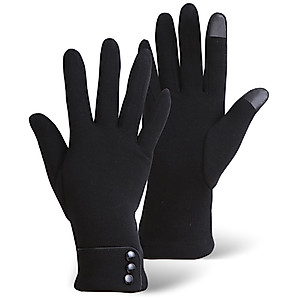 Brook + Bay Women's Gloves for Cold Weather - Women's Gloves w/Touchscreen Fingers - Fleece Gloves for Women - Texting Glove