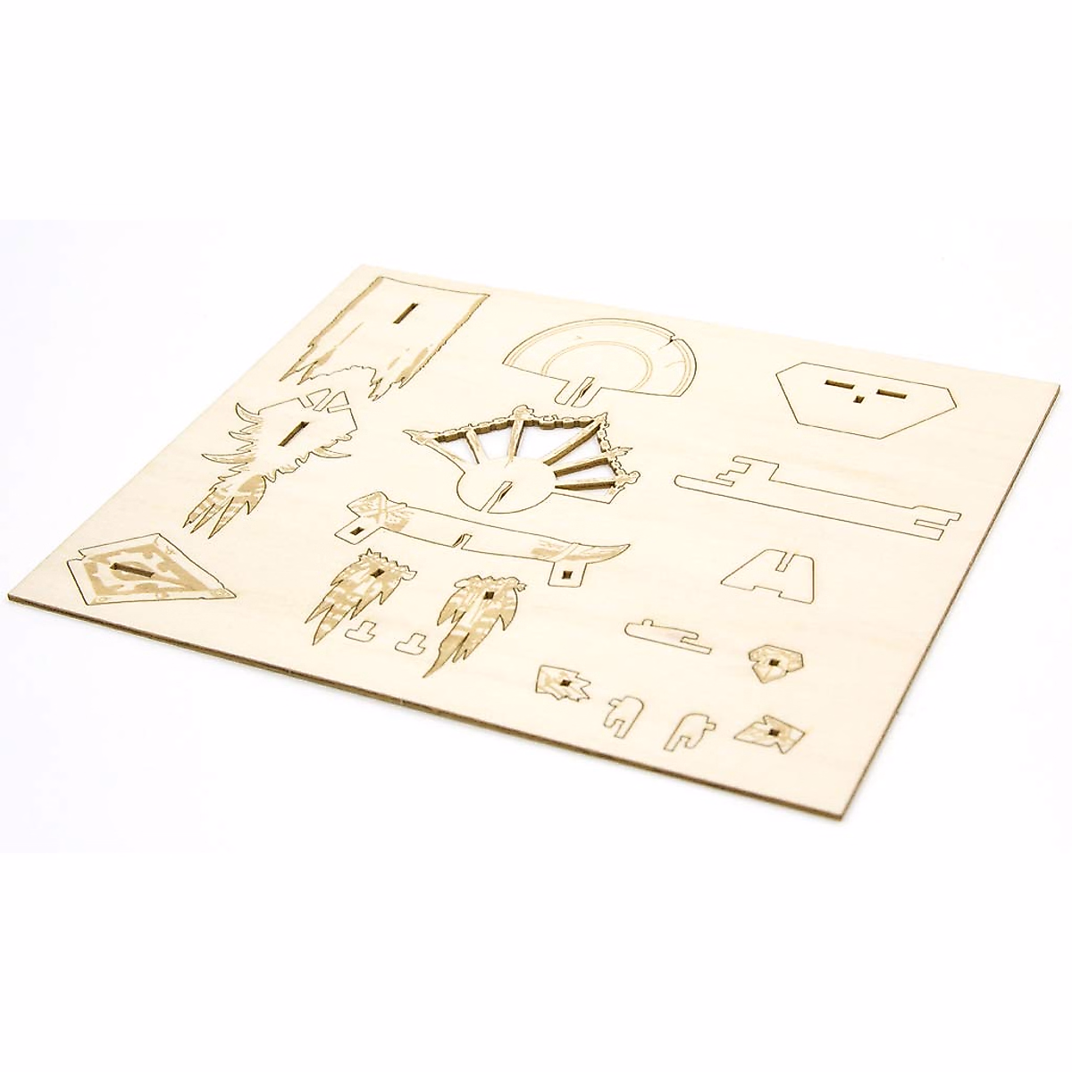 World of Warcraft Horde 3D Wood Puzzle & Model Figure Kit (19 Pcs) with Exclusive Poster - Build & Paint Your Own 3-D Game Toy - Holiday Educational Gift for Kids & Adults, No Glue Required, 12+ 