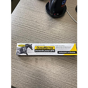 durvet Duramectin Ivermectin Paste 1.87% for Horses, 0.21 oz (Pack of 2)