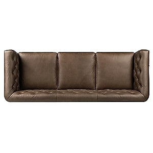 POLY & BARK Essex Furniture, 89 inches, Cocoa Brown