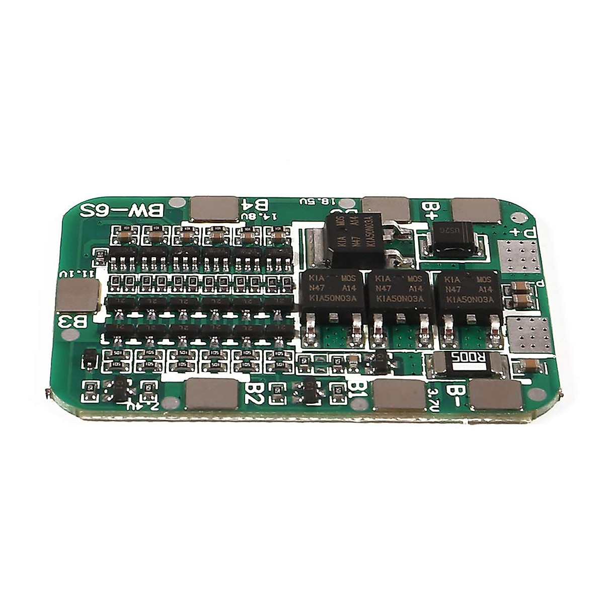 ACEIRMC 2pcs 6S 15A 24V Battery Protection Board for Li-ion Lithium 18650 Battery BMS Packs PCB Protection Board Integrated Circuits