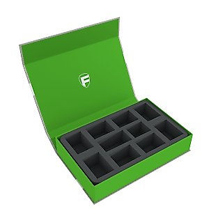 Feldherr Magnetic Box Green Compatible with Kill Team: Genestealers