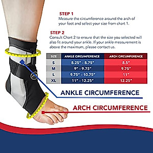 Doctor Developed Ankle Brace for Sprained Ankle, Support Stabilizer Splint for Injured Foot – Foot Brace/ Achilles & Peroneal Tendonitis – Ankle Brace For Women / Men (Medium, Single, Left)