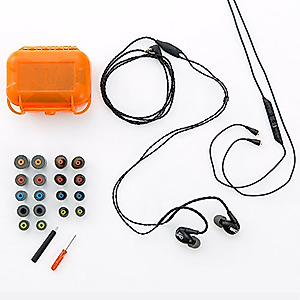 Westone W40 Four-Driver True-Fit Earphones with MMCX Audio Cable and 3 Button MFi Cable with Microphone