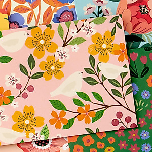 Hallmark Floral Blank Note Card Assortment (24 Blank Cards with Envelopes) for Mother's Day, Spring, Birthdays, Easter, Baby Showers, Thank You