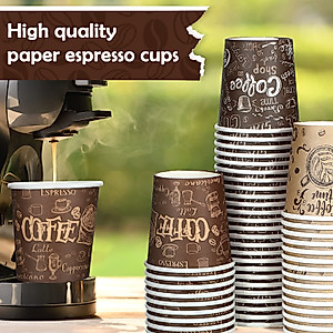 Dingion 900 Pack 4oz Small Disposable Espresso Coffee Cups Hot Cold Drinking Paper Cups for Home, Office, Cafe, Restaurant, Travel, Party, Picnic, Travel and Events