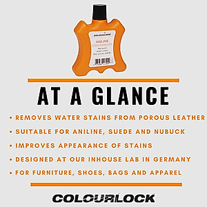 COLOURLOCK Water Stain Remover | Aniline leather, suede and nubuck | Furniture, apparel, shoes, bags and accessories | 100 ml