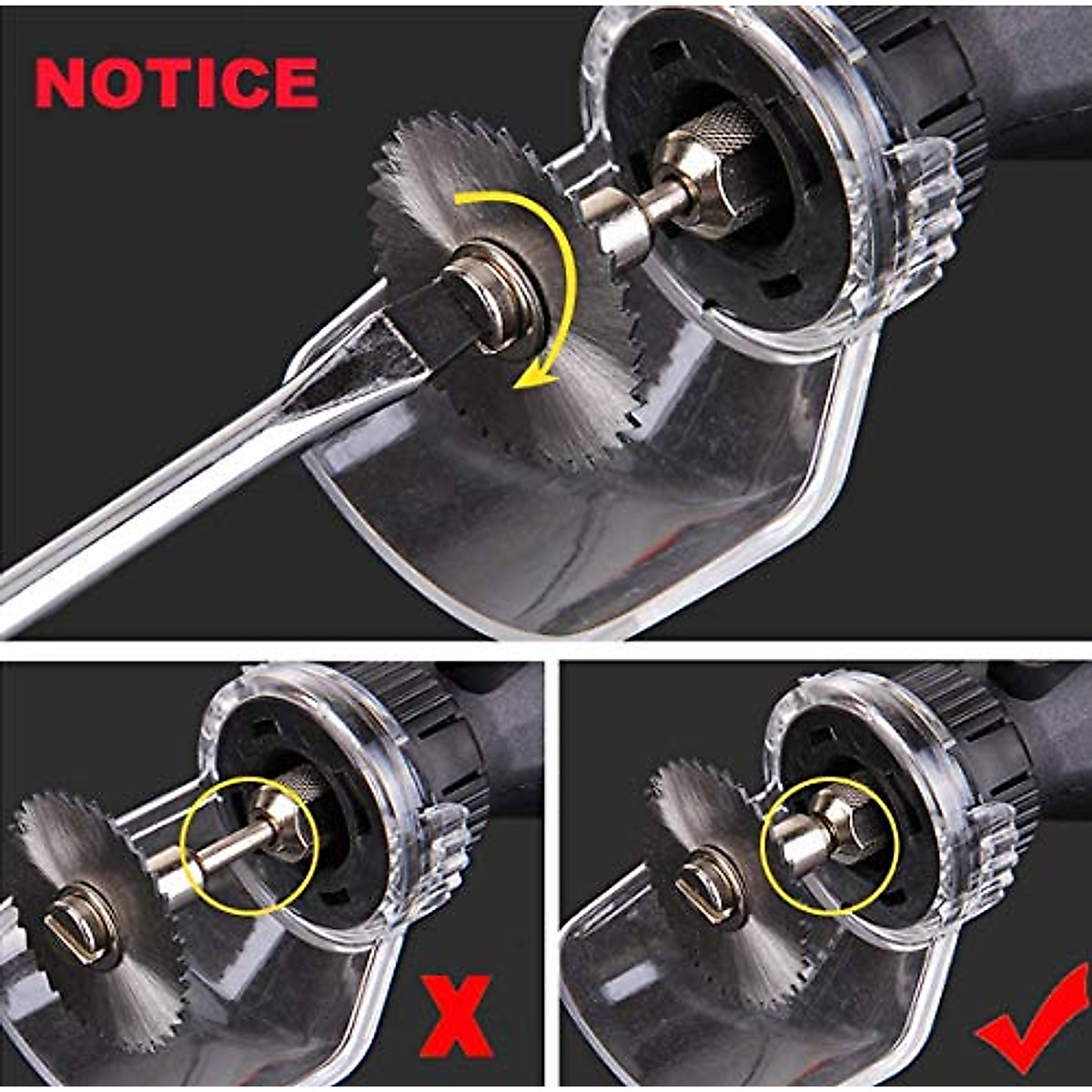 Cutting Wheels for Rotary Tool, Diamond Metal Wood Cutting Wheels and Drill Cutting Disc with 1/8" Shank and Resin Cutting Off Wheels with Mandrels for Wood Metal DIY Craft
