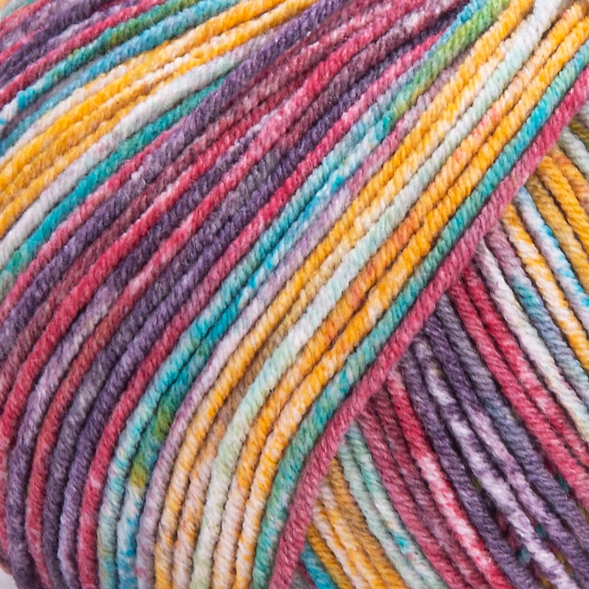 YarnArt Jeans Splash - Variegated Sport Yarn 55% Cotton 45% Acrylic 1 Skein/Ball 50 gr 174 yds Cotton Yarn Knitting Yarn Soft Yarn amigurumi Cotton Yarn