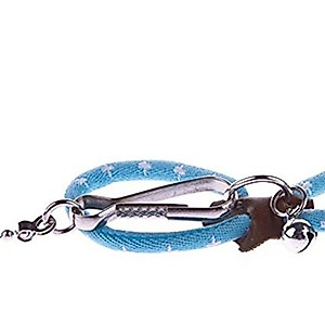 PetintheGarden Adjustable Harness Leash Hamster Rat Mouse Squirrel Sugar Glider Small Animal (Blue)