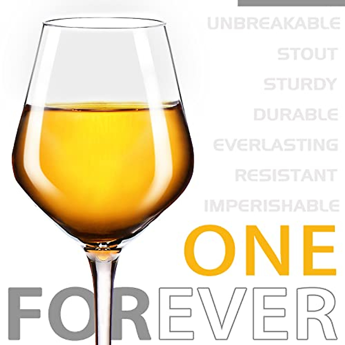 Plastic Wine Glasses Set of 4(15oz) |Unbreakable Wine Glasses with Stem|100% Tritan & BPA Free |Dishwasher Safe| Awesome For Pool, Beach, Travel, Pool, Camping, Beach, Picnic, Everyday Use.