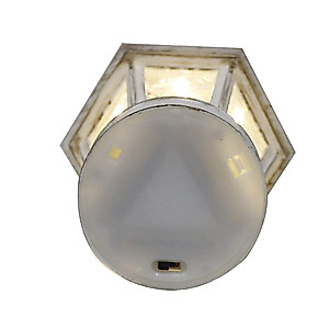 Kurt Adler 9-Inch Battery-Operated LED Snowman Scene Musical Table Piece with Motion