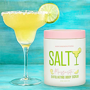 Body Prescriptions Exfoliating Body Scrub | 21.16 Oz Body Cleanser Infused with Margarita | Daily Body Wash for Nourished and Ultra Smooth Skin, Salty"