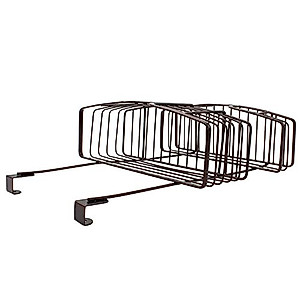 Over The Cabinet Door Iron Bathroom Pantry Organization Shelves Laundry Room Storage Kitchen Rack Shelf Space Saver