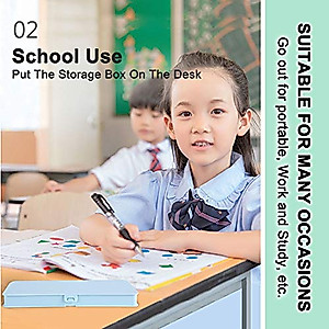 Mask case,Mask Storage Box,Portable dust-Proof and Anti-Pollution case,Can store 8-10 masks, Store Masks/Medicine/Stationery and Other small items for multiple purposes (product don‘t include Masks)