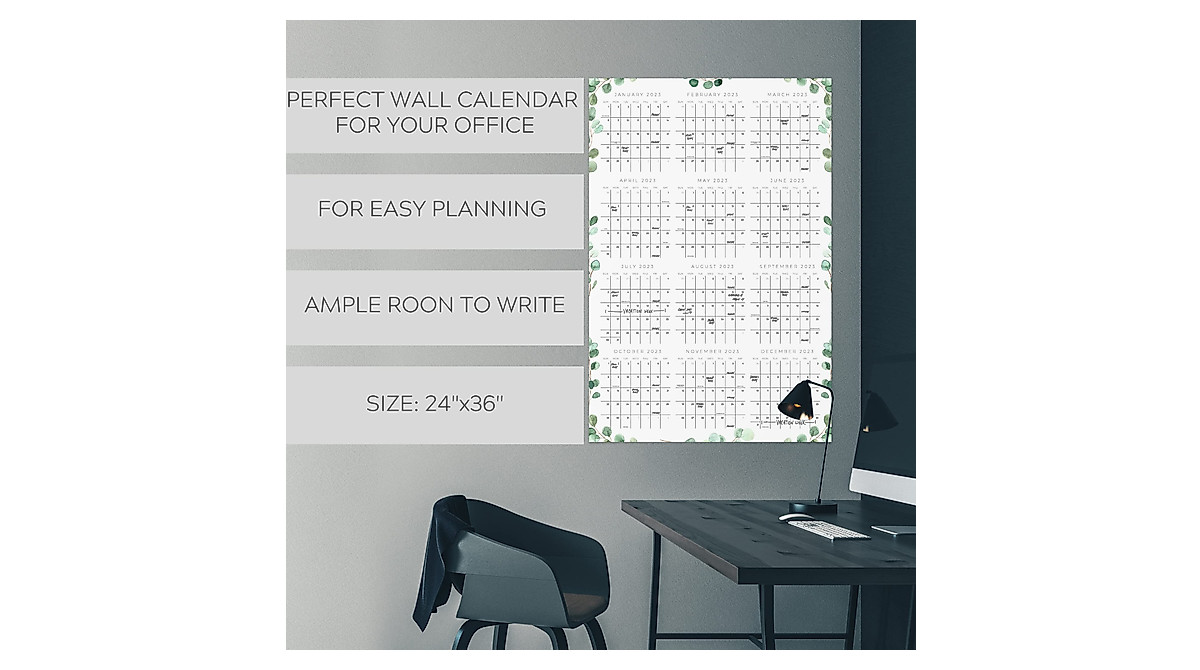 2023 Giant Wall Calendar - Large Double-Sided Planning Tool