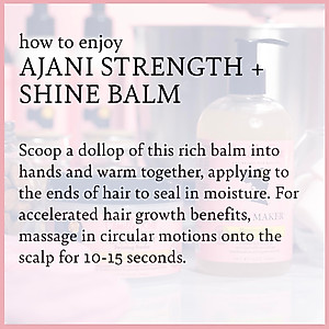 CAMILLE ROSE Naturals Ajani Growth & Shine Balm, 4 Oz