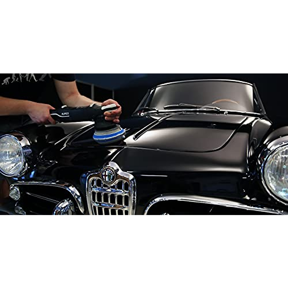 Rupes LHR 15 Mark III Big Foot Random Orbital Polisher - High Efficiency Dual Action - Ideal for Polishing Curved & Varied Painted Surfaces