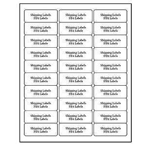 Address Labels for Inkjet Printers 1" x 2-5/8", Pack of 3000 Labels